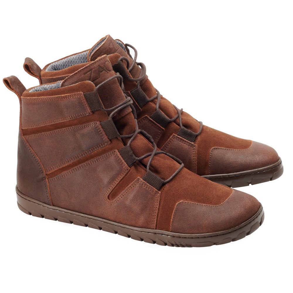 Oplev den ultimative komfort: stilfulde barfodede støvler i brunt! – ZAQQ